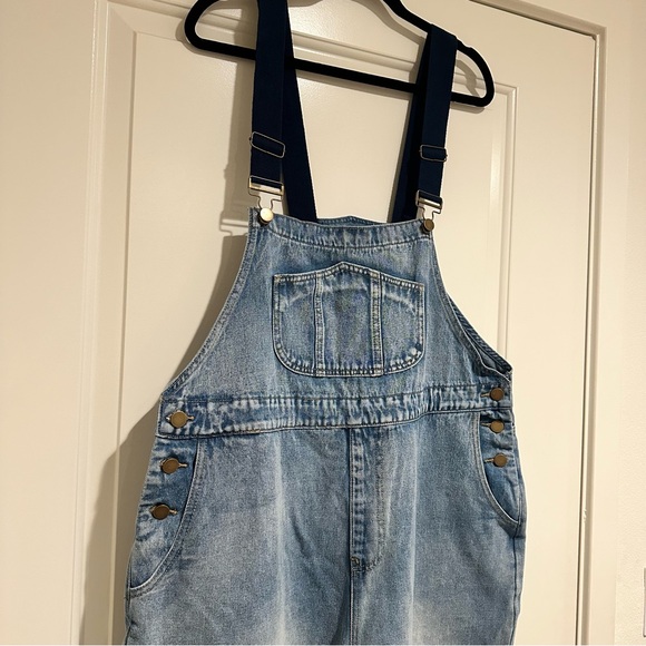 Cider | Jeans | Cider Light Blue Denim Overalls With Suspender Style ...